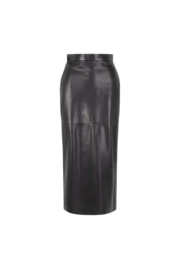 HEIRLOME Lexi Leather Midi Skirt