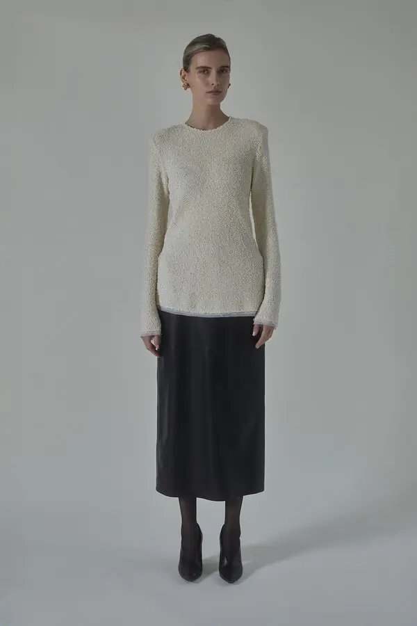 HEIRLOME Lexi Leather Midi Skirt