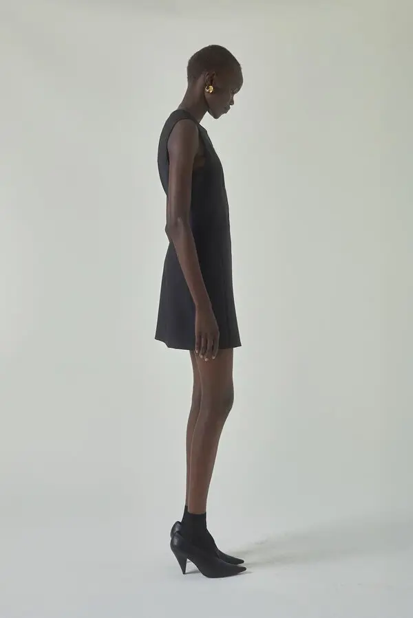 HEIRLOME Danielle Mini Dress In Silk And Wool
