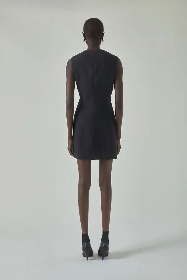 HEIRLOME Danielle Mini Dress In Silk And Wool