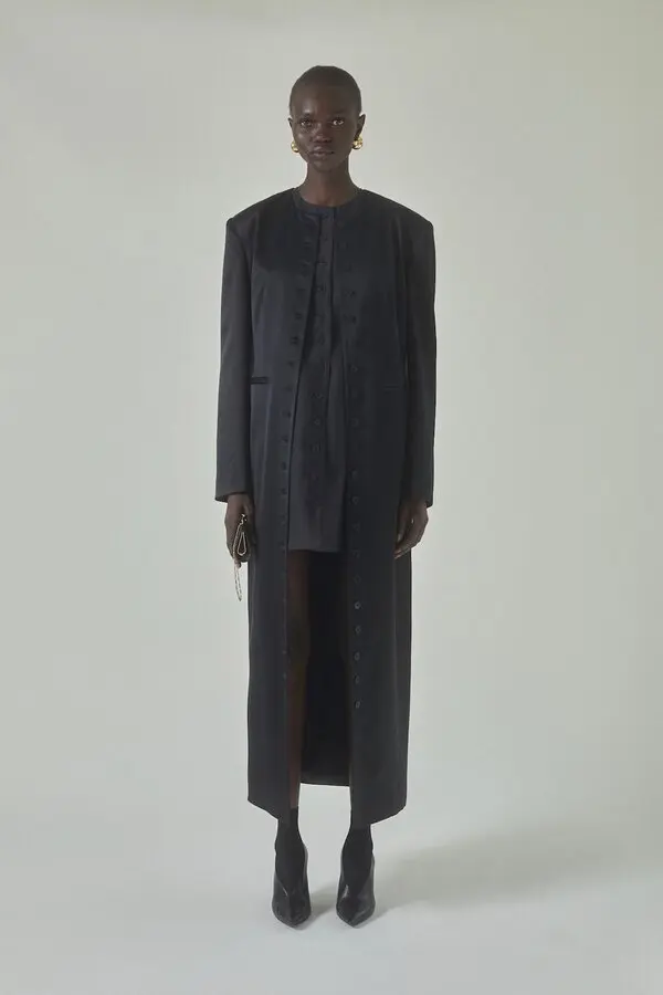 HEIRLOME Danielle Mini Dress In Silk And Wool