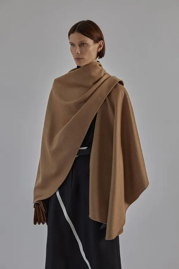 HEIRLOME Danica Shawl Cape In Italian Hair