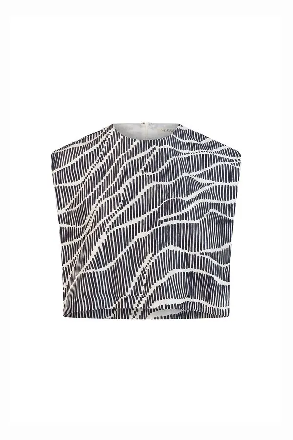 HEIRLOME Milagros Top In Linear Print