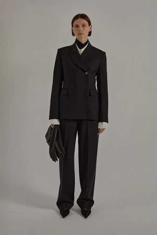 HEIRLOME Carolyn Wool Twill Blazer