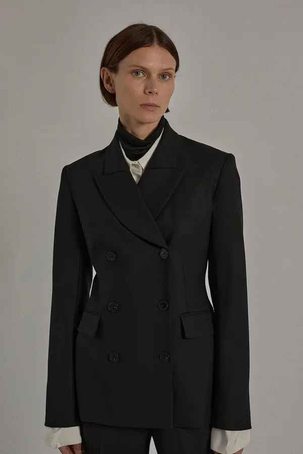 HEIRLOME Carolyn Wool Twill Blazer