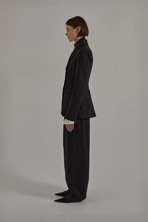 HEIRLOME Carolyn Wool Twill Blazer