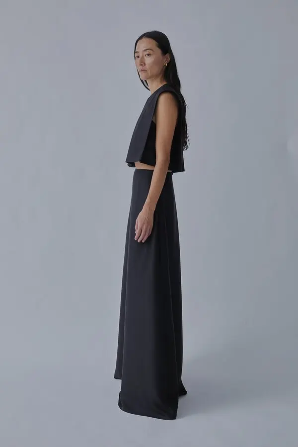 HEIRLOME Rosalie A-line Silk Shantung Skirt