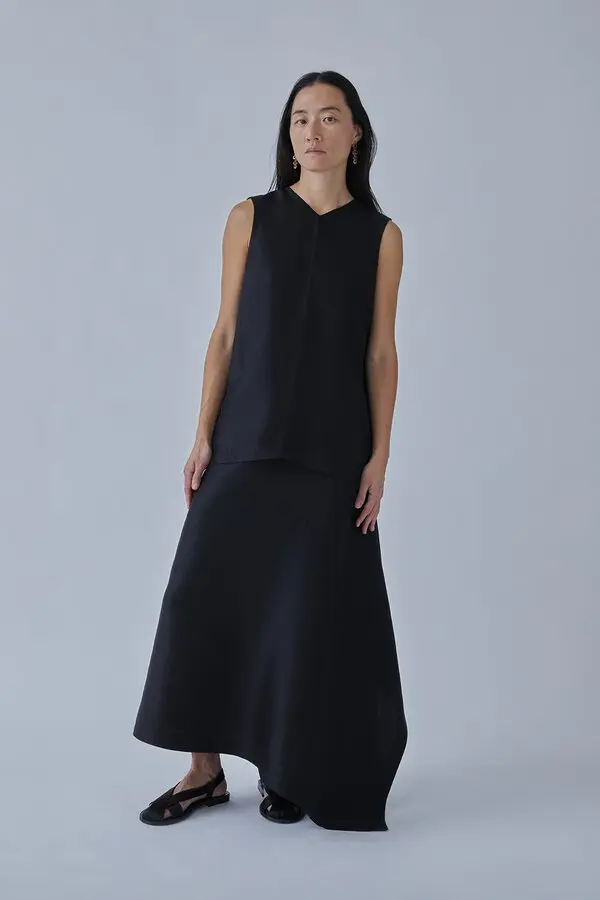 HEIRLOME Valerie Top In Italian Silk Shantung
