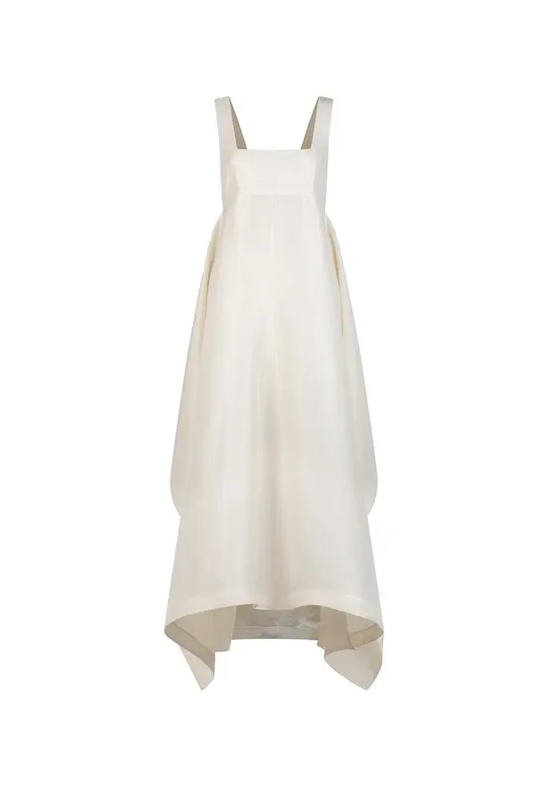 HEIRLOME Monica Dress In Silk And Linen