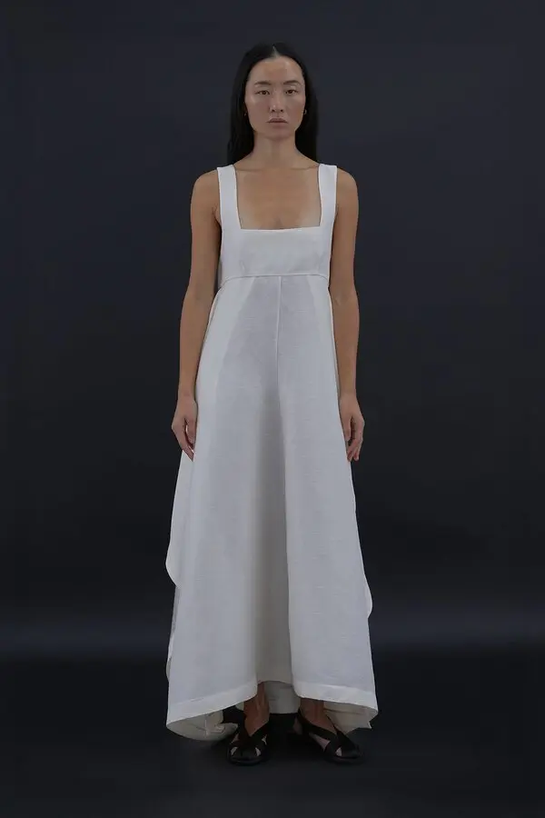 HEIRLOME Monica Dress In Silk And Linen