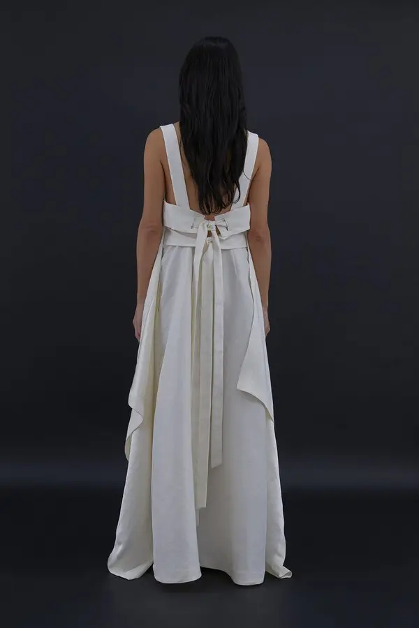 HEIRLOME Monica Dress In Silk And Linen