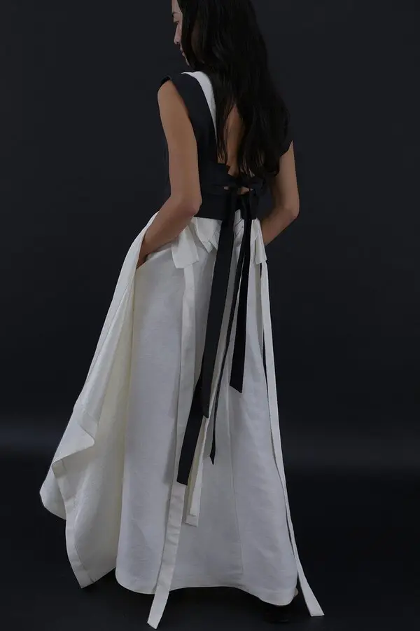 HEIRLOME Monica Dress In Silk And Linen