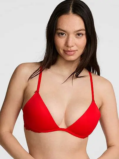 Pink Wink Wink™ Uplift Wireless Plunge Bra - Red