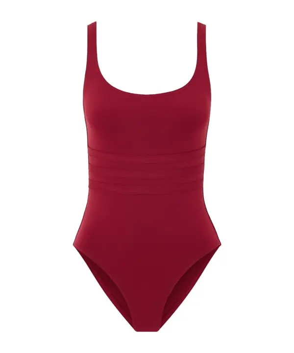 ERES Asia Scoop-neck Swimsuit - Red