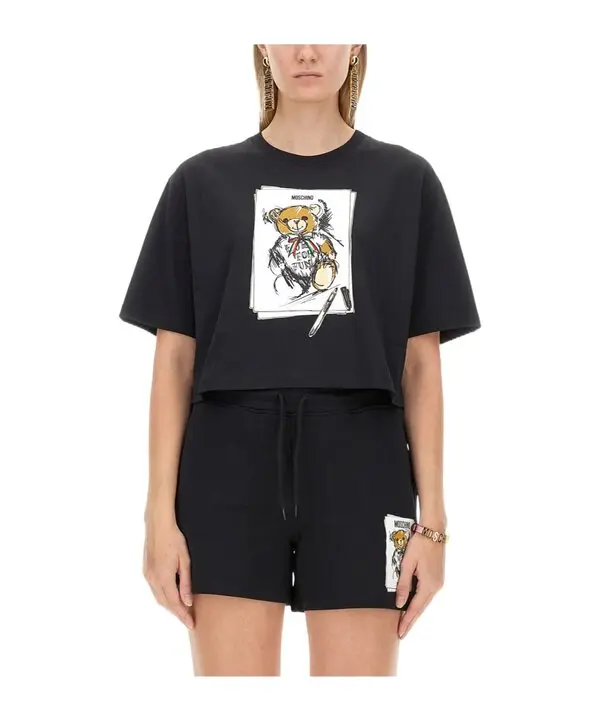 Moschino Short-sleeved T-shirt - Black