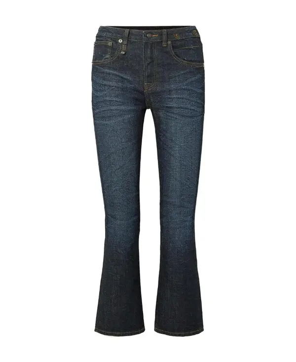 R13 Flare Leg Jeans - Black
