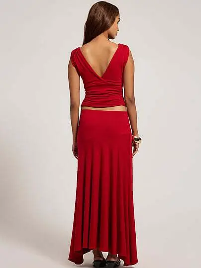 Victoria's Secret Summer Away Mirani Skirt - Red