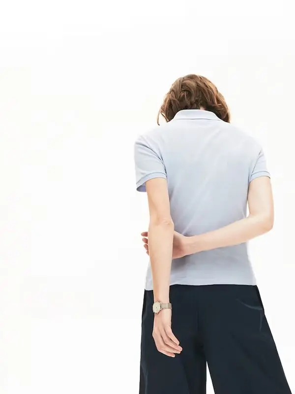 Lacoste L.12.d Slim Fit Stretch Mini Piqué Polo Shirt