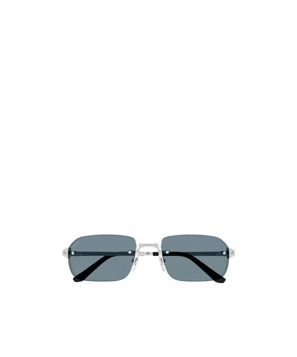 Cartier Rectangular Frame Sunglasses - Gray