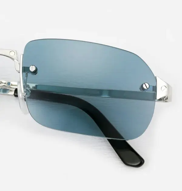 Cartier Rectangular Frame Sunglasses