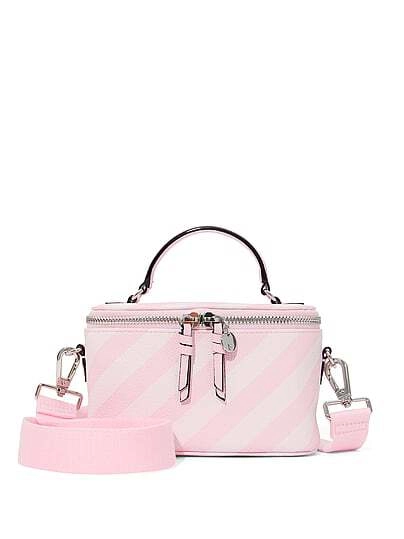 Victoria's Secret Small Train Case Crossbody Bag - Print