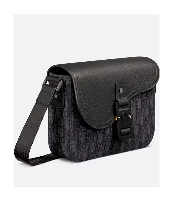 Dior Mini Saddle Bag With Adjustable Strap