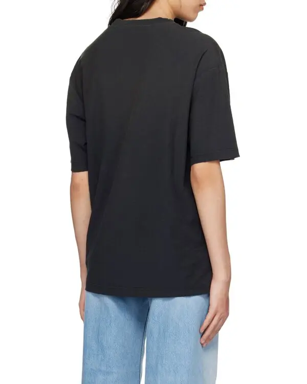 Acne Studios Logo Printed Crewneck T-shirt
