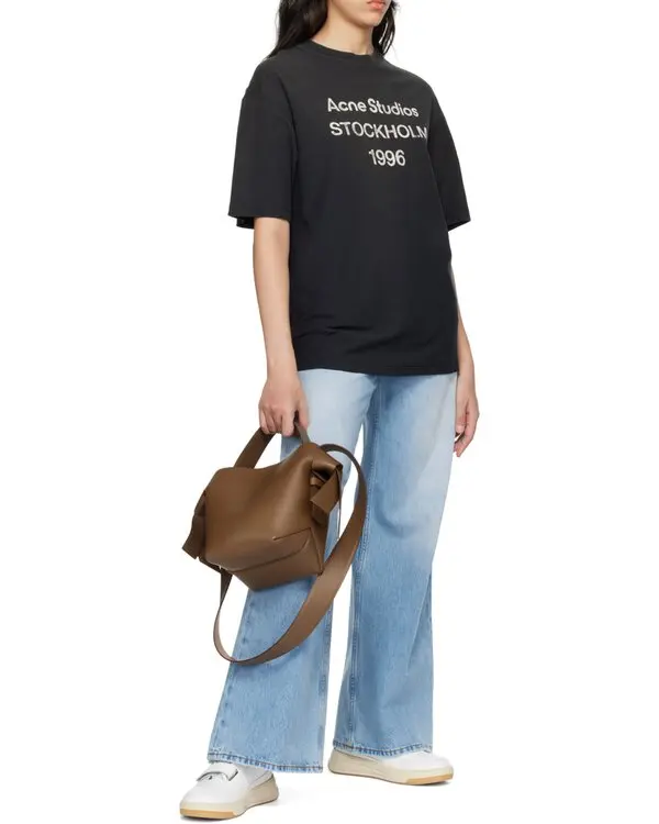 Acne Studios Logo Printed Crewneck T-shirt
