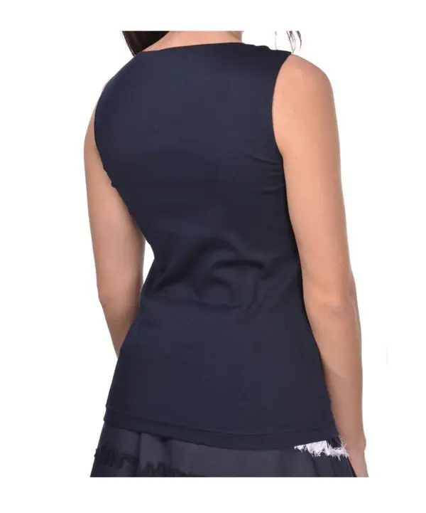 GRAN SASSO Scoop-neck Top