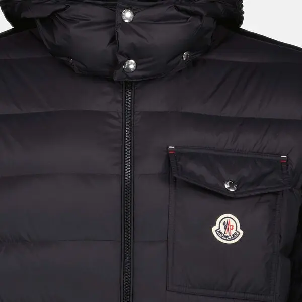 Moncler Verith Hooded Short Down Jacket - Black