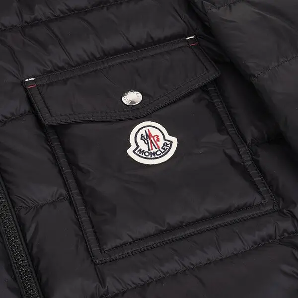 Moncler Verith Hooded Short Down Jacket - Black