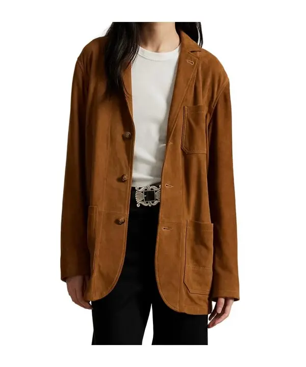 Polo Ralph Lauren Suede Three-button Jacket