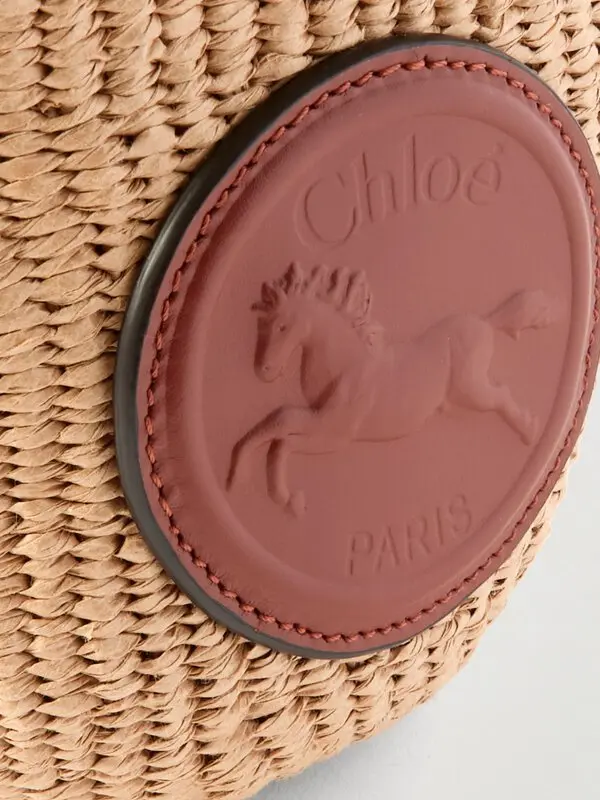 Chloé Horse Medal Mini Basket Bag