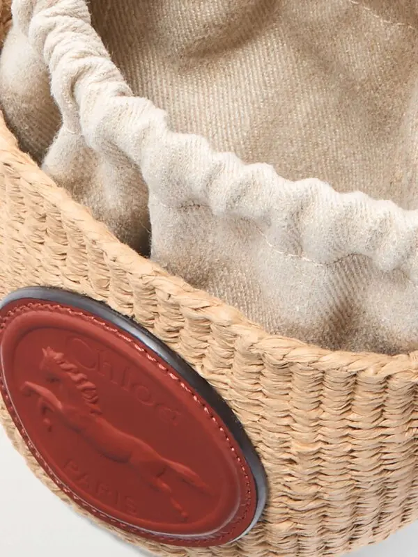 Chloé Horse Medal Mini Basket Bag