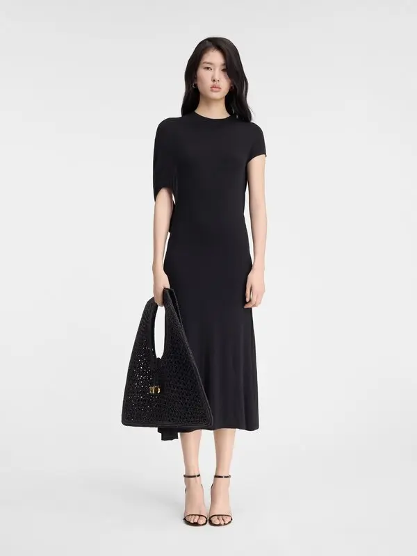 Jacquemus Drape Detailed Dress