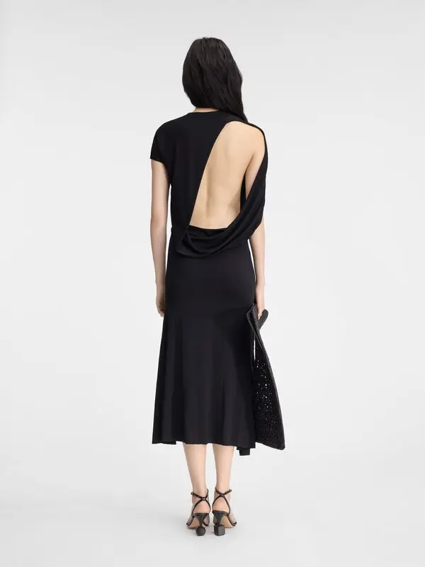 Jacquemus Drape Detailed Dress