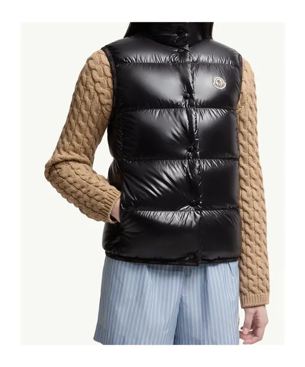 Moncler Badia Down Gilet - Black