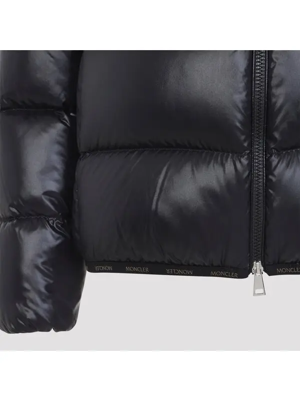 Moncler Abbadia Short Puffer Jacket - Black