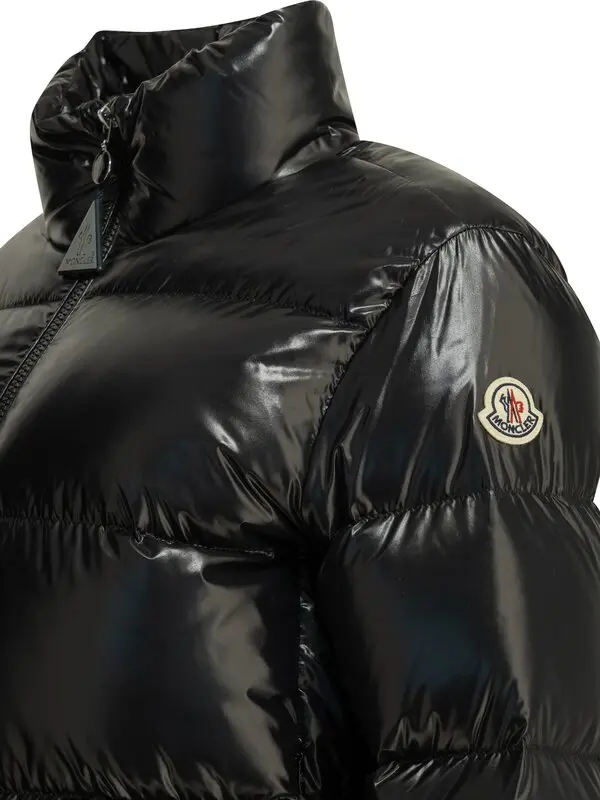 Moncler Abbadia Short Puffer Jacket - Black