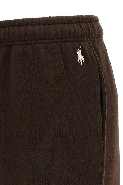 Polo Ralph Lauren Embroidered Drawstring Pants - Brown