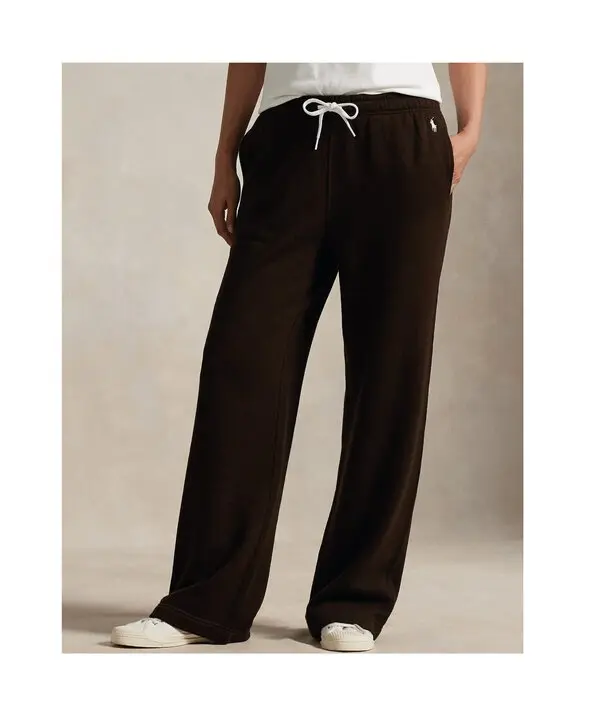 Polo Ralph Lauren Embroidered Drawstring Pants - Brown