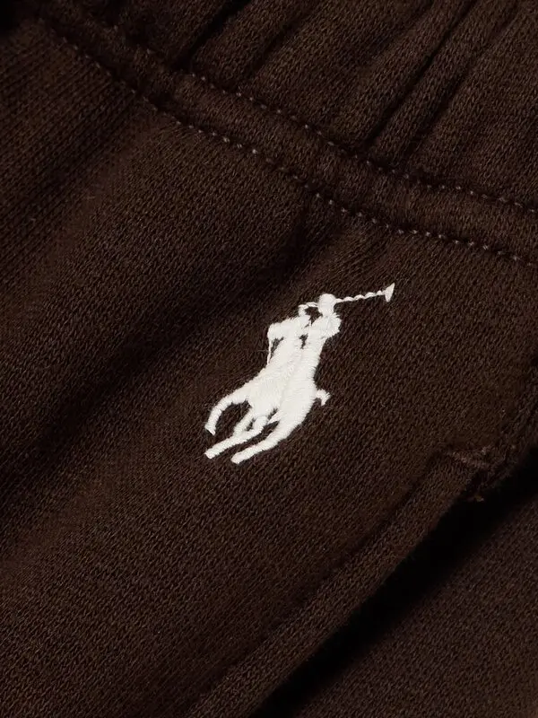 Polo Ralph Lauren Embroidered Drawstring Pants - Brown