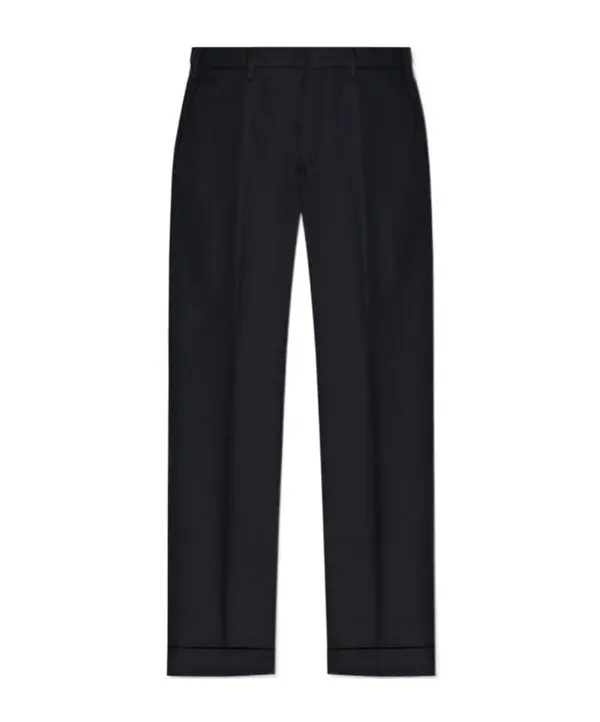 Dries Van Noten Straight Leg Tailored Pants With Pockets - No