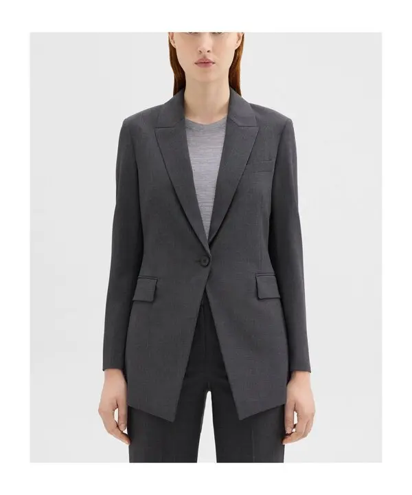 Theory Single-breasted Tailored Blazer