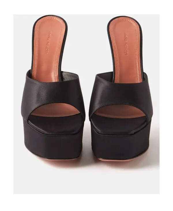 Amina Muaddi Open-toe Square-head High-heeled Sandals