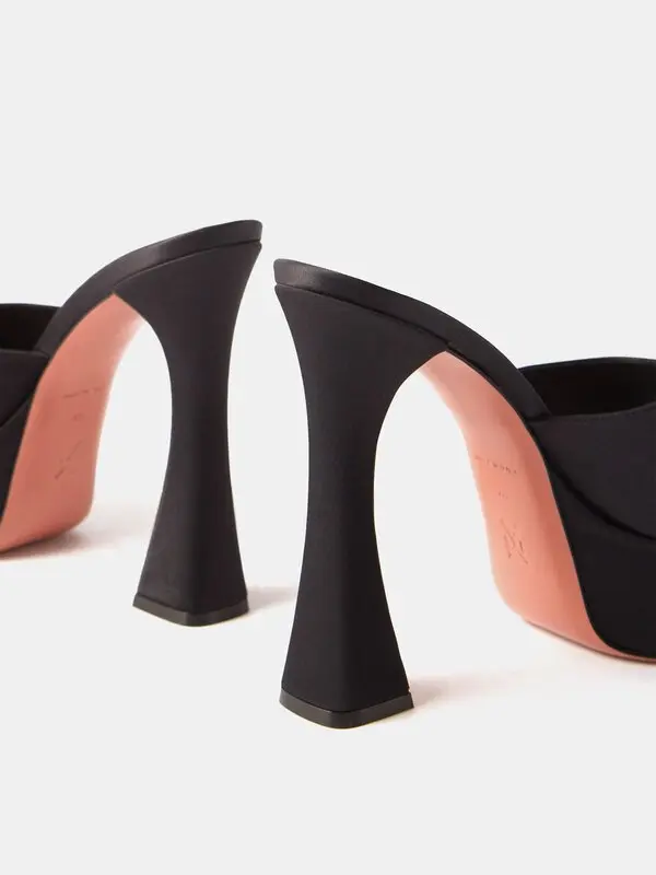 Amina Muaddi Open-toe Square-head High-heeled Sandals