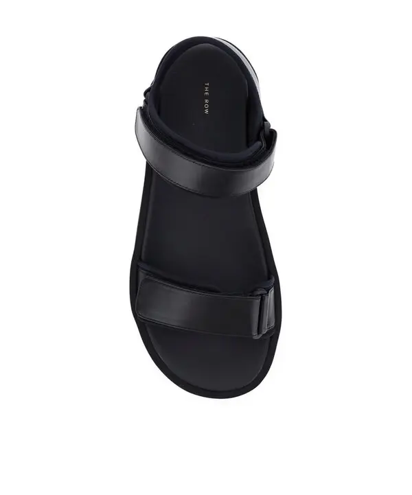THE ROW Velcro Strap Open Toe Sandals