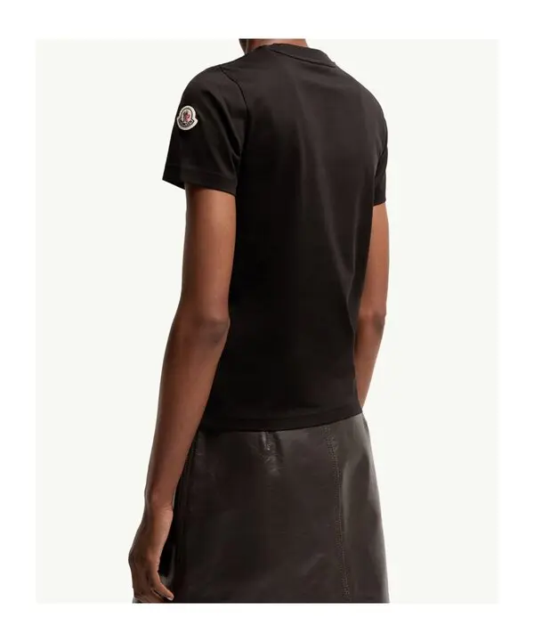 Moncler Sketch Logo Cotton T-shirt