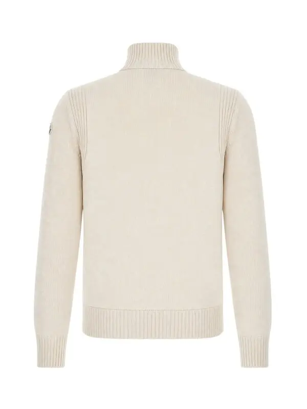 Moncler Padded Zip-up Cardigan - Light Beige
