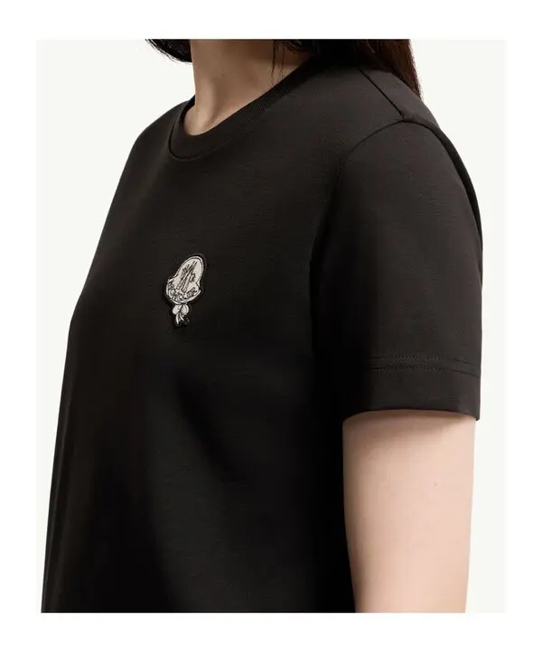 Moncler Logo Patch Cotton T-shirt